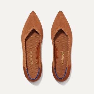 Rothy's | Shoes | Rothys The Point In Fawn Ballet Flat Amber Rust ...